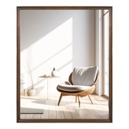 Magnifique Wall Mirror Farmhouse Rounded Corner Arch Wood Frame for ...