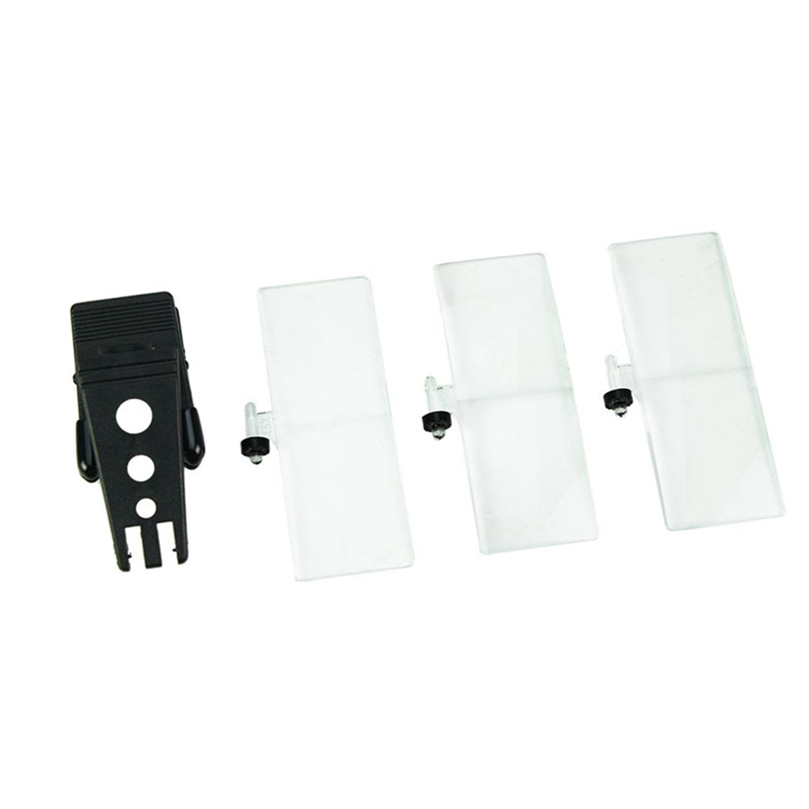 Magnifying Clip On Eyeglass with 3 Interchangable for Painting ...