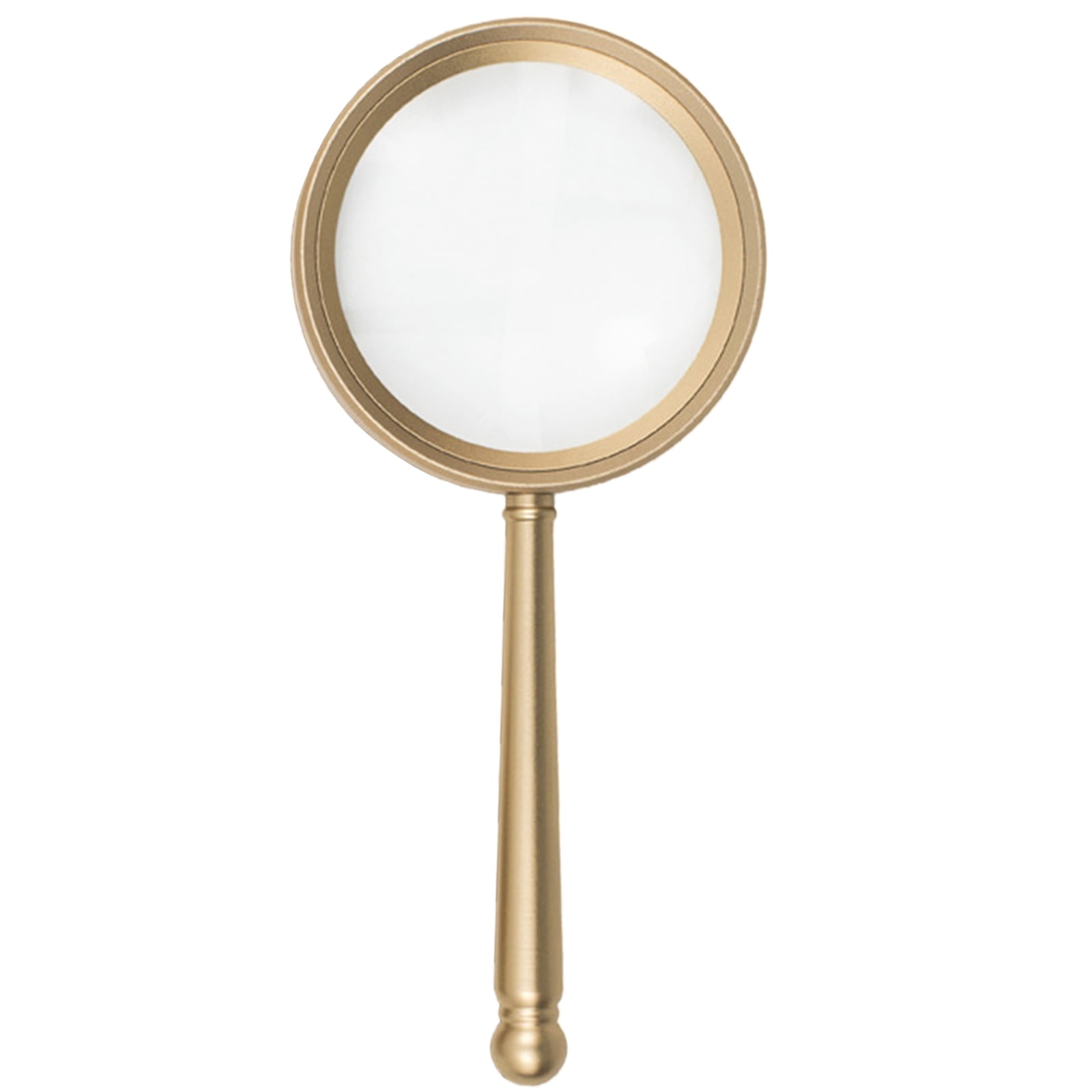 Magnifying Glass 10X Handheld Magnifier with Large Glass Lens & Metal ...