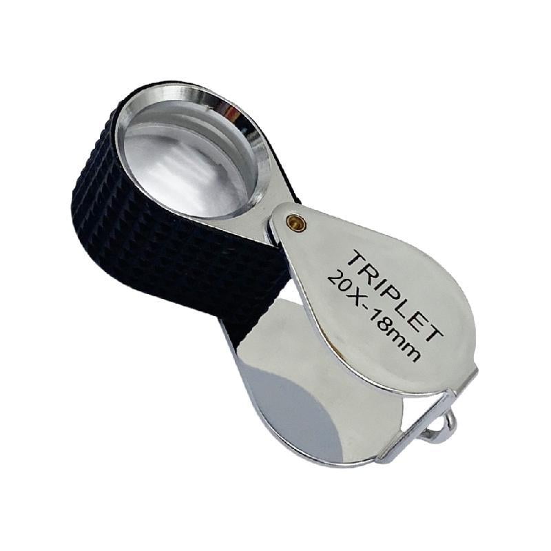 Magnifying Glass 10X Loupe Magnifying Lens Stamps Inspection Magnifier ...