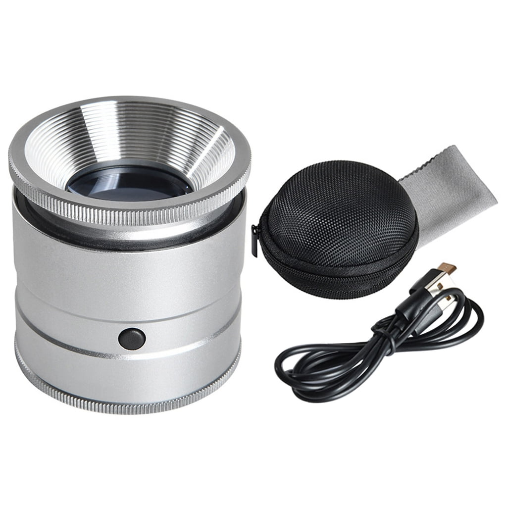 Magnifying Glass 10X Magnifier Lens Loupe for Inspection Jewelry Stamp ...