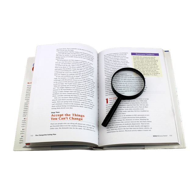 Magnifying Glass 4X, Crystal Clear 3" Lens Handheld 6 Inch Length ...