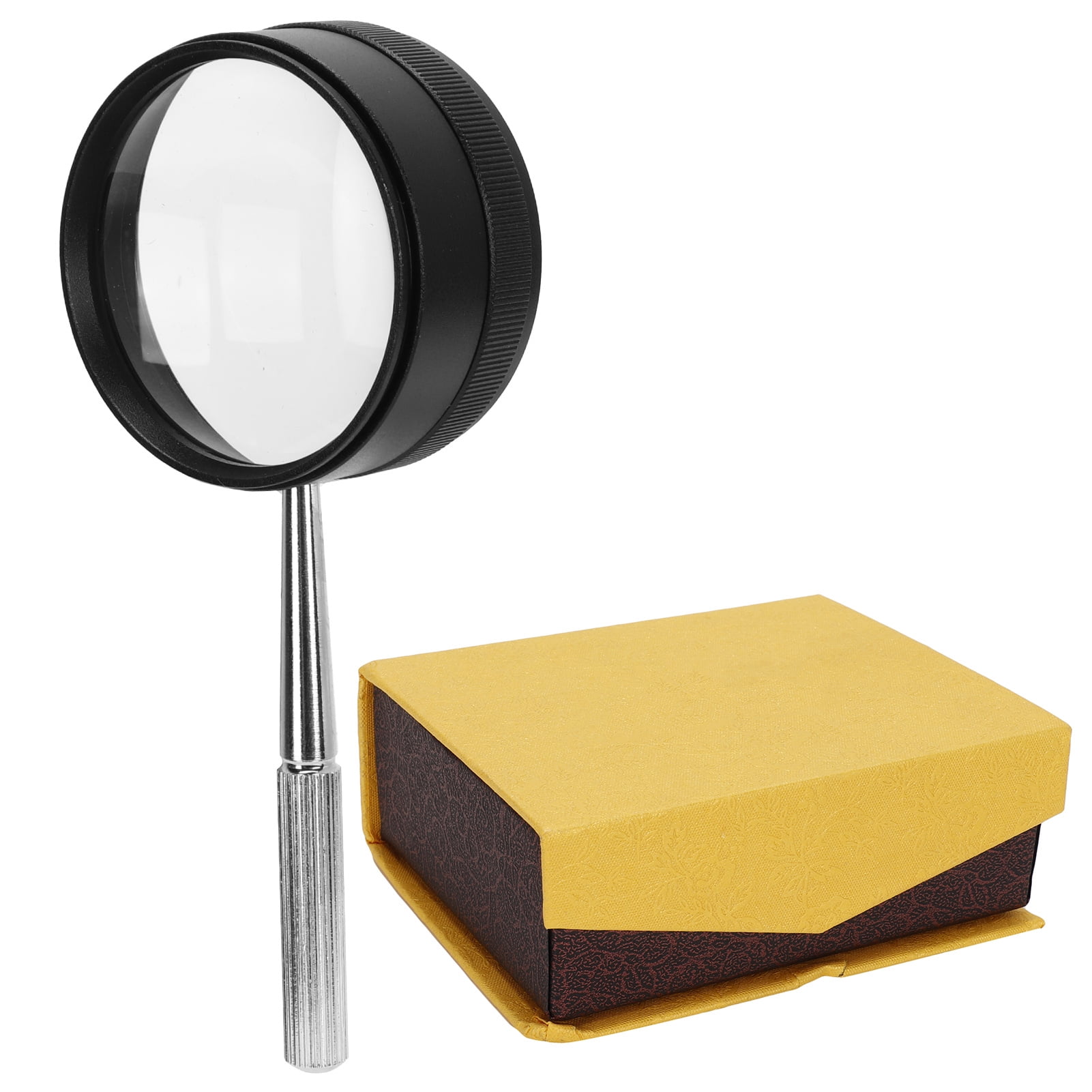 Magnifying Glass, Black Alloy High-Definition Handheld Light Weight in ...