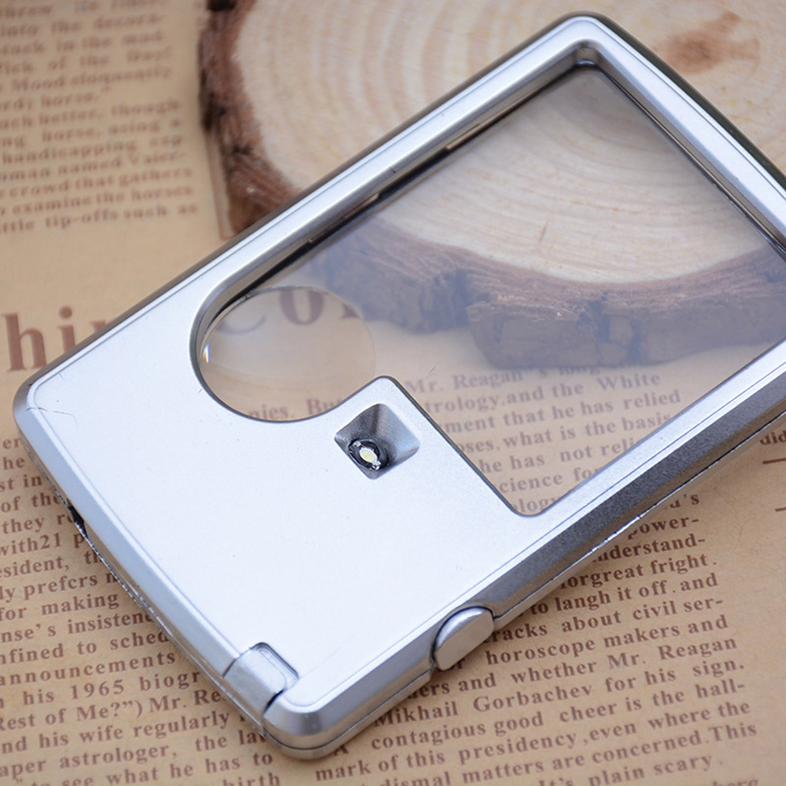 Magnifying Glass with Light, Rechargeable 5X Large Page Magnifier for ...