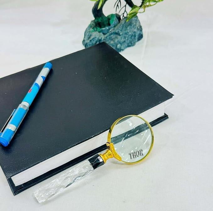Magnifying Glass for Reading with Resin Handle, Decorative Handheld ...