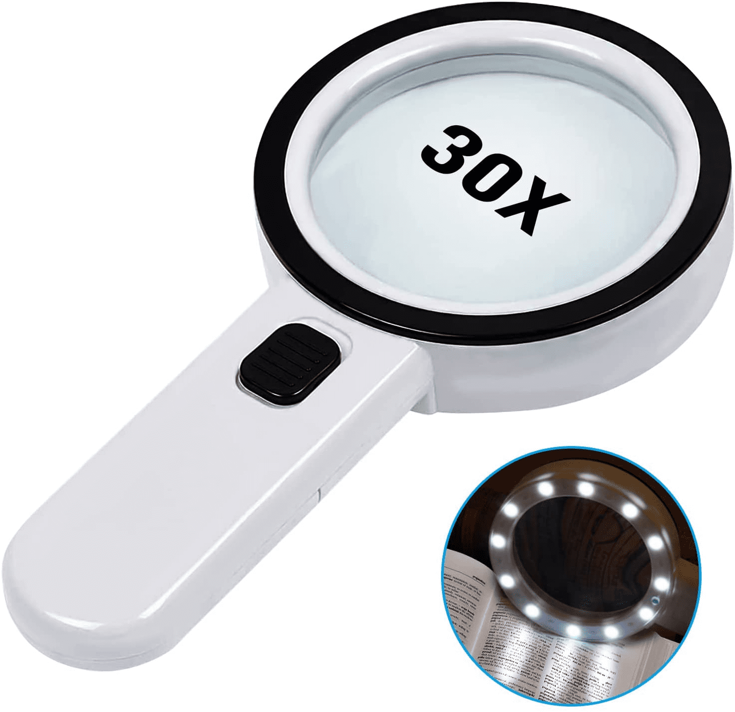 Magnifying Glass with Light in Office Supplies - Walmart.com