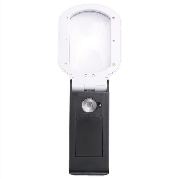 Magnifying Glass with Light, 25X 10X Rechargeable Handheld and Standing ...