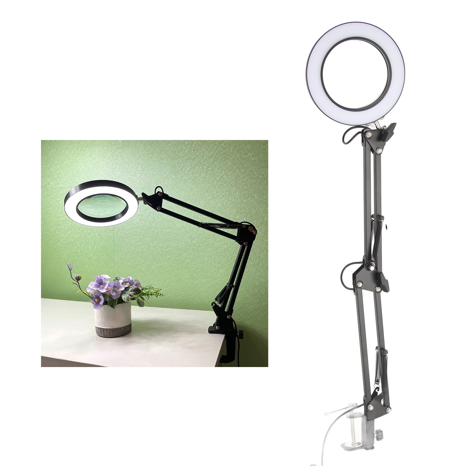 Magnifying Lamp 10X Magnifier Desk LED Light for maintenance - Walmart.com