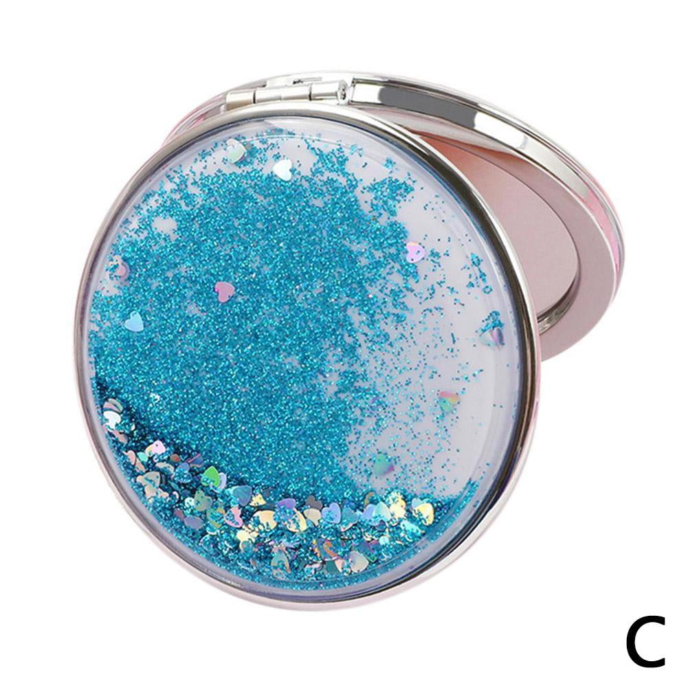 Magnifying Makeup Cosmetic Compact Folding Mirror for Purse Handbag ...