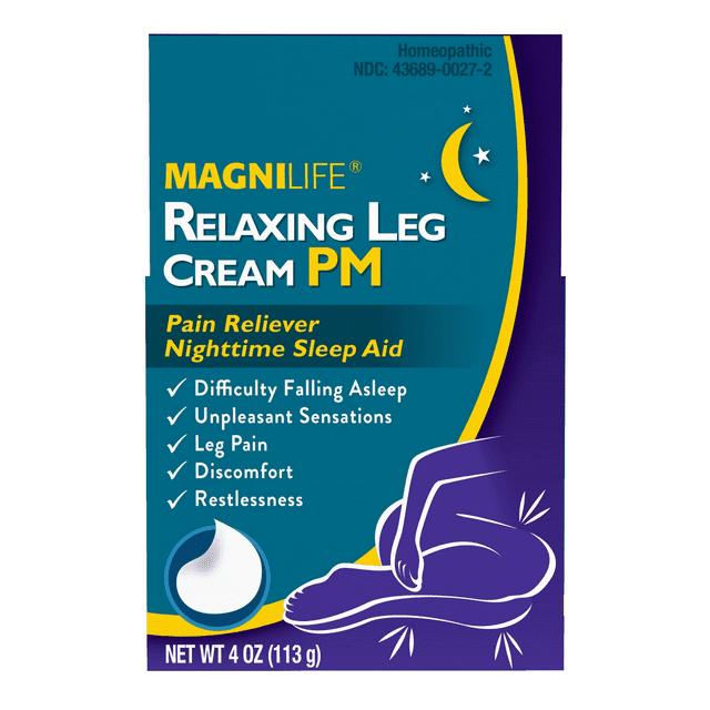 MagniLife Relaxing Leg Cream PM, Calming Lotion for Pain and Restless ...