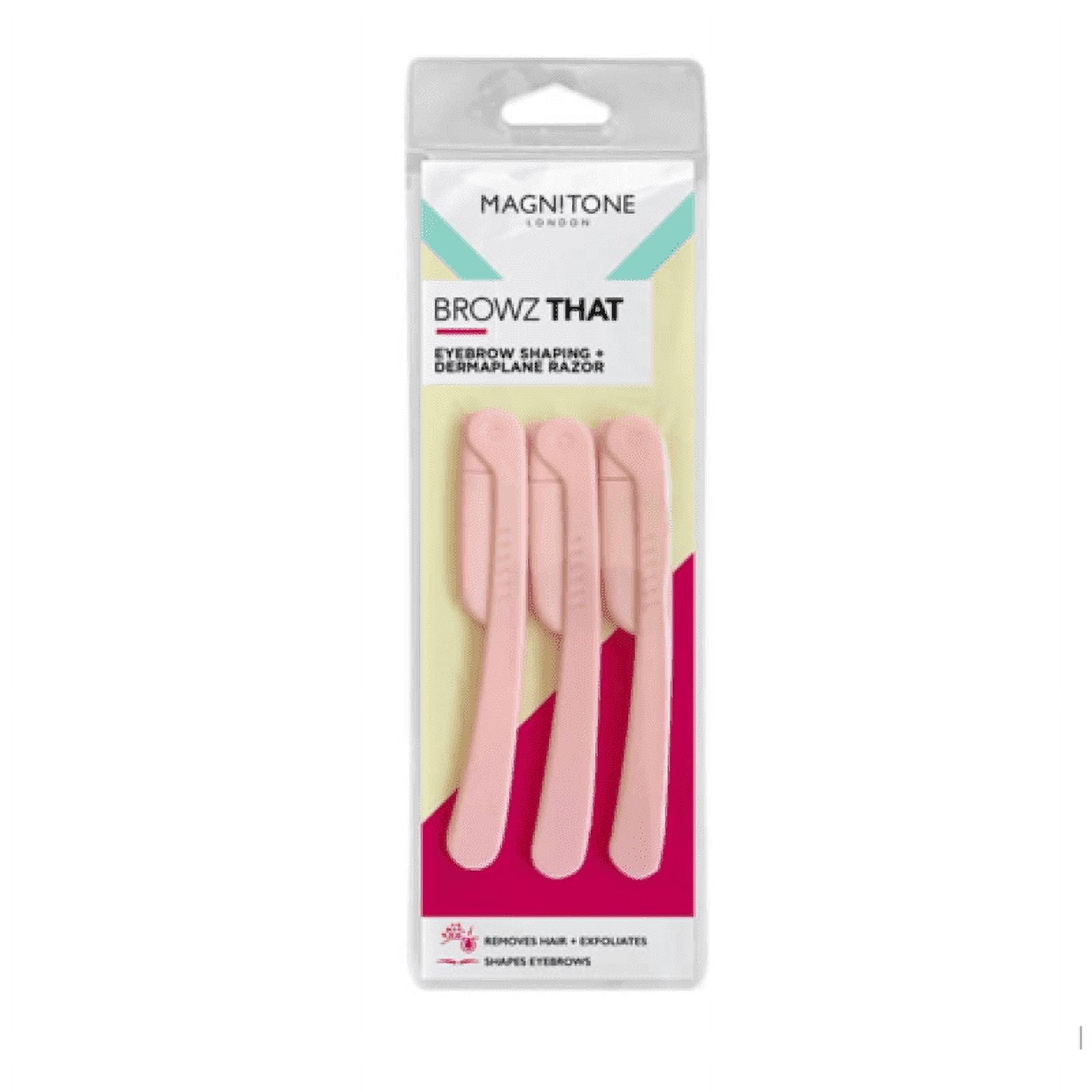 Magnitone - Browz That! Eyebrow Shaping & Dermaplane Razor (3 pack ...