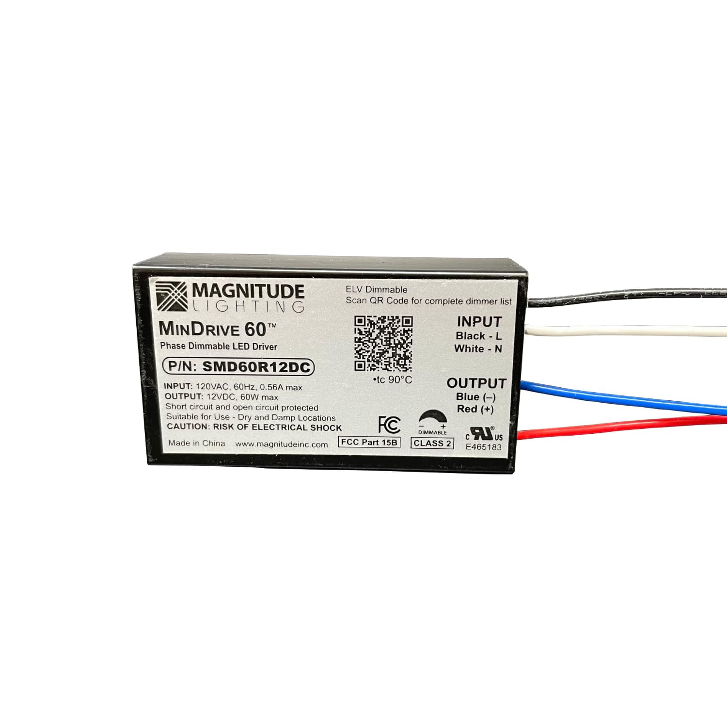 Magnitude - MinDrive 12V 60W Mini Constant Voltage LED Driver ...