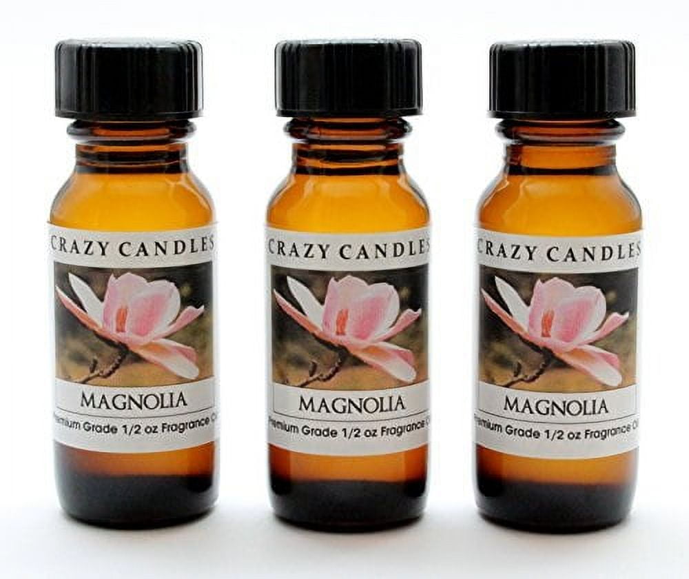 Magnolia 3 Bottles 1/2 FL Oz Each 15ml Premium Grade Scented Fragrance ...