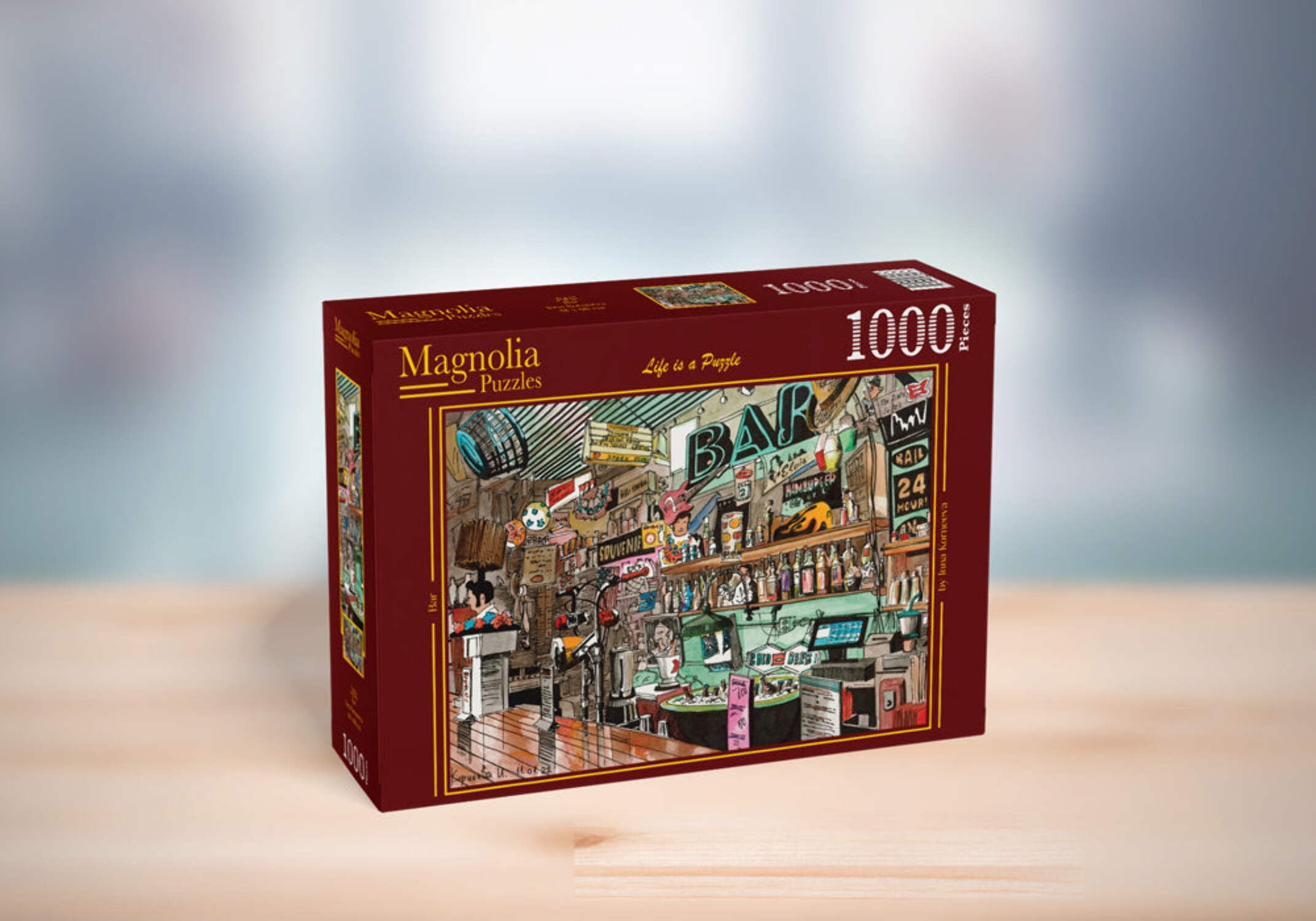 Magnolia Bar Jigsaw Puzzle - Walmart.com