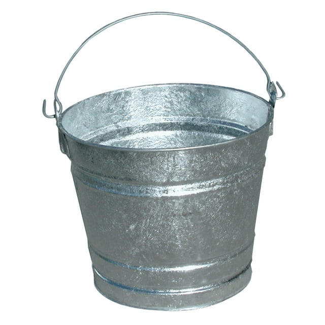 Magnolia Brush 10QT GALVANIZED WATER PAIL - Walmart.com