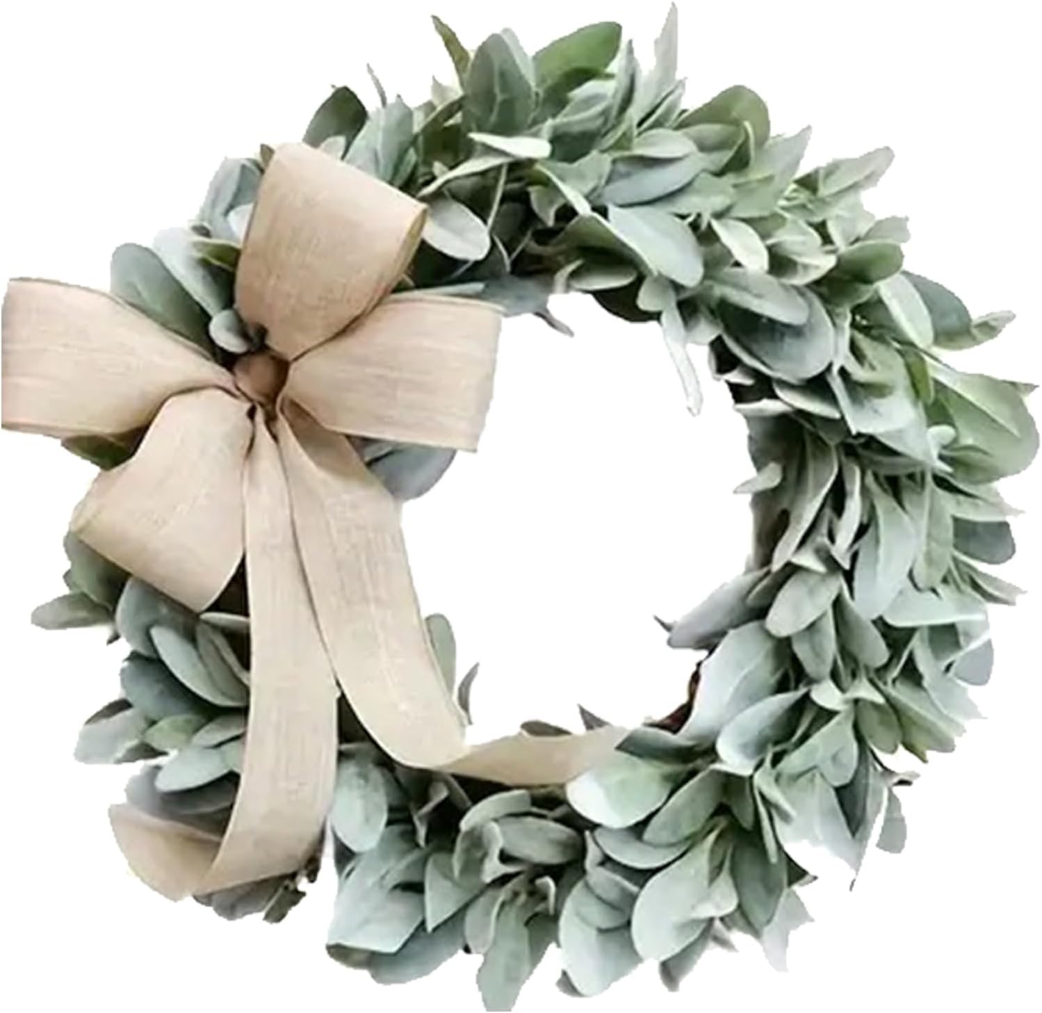 Magnolia Floral Lamb’s Ear Swag, 20 inch Magnolia Swag Spring Door ...