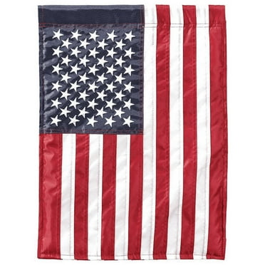 Toland Home Garden Stars And Stripes On Squares American Patriotic Flag ...