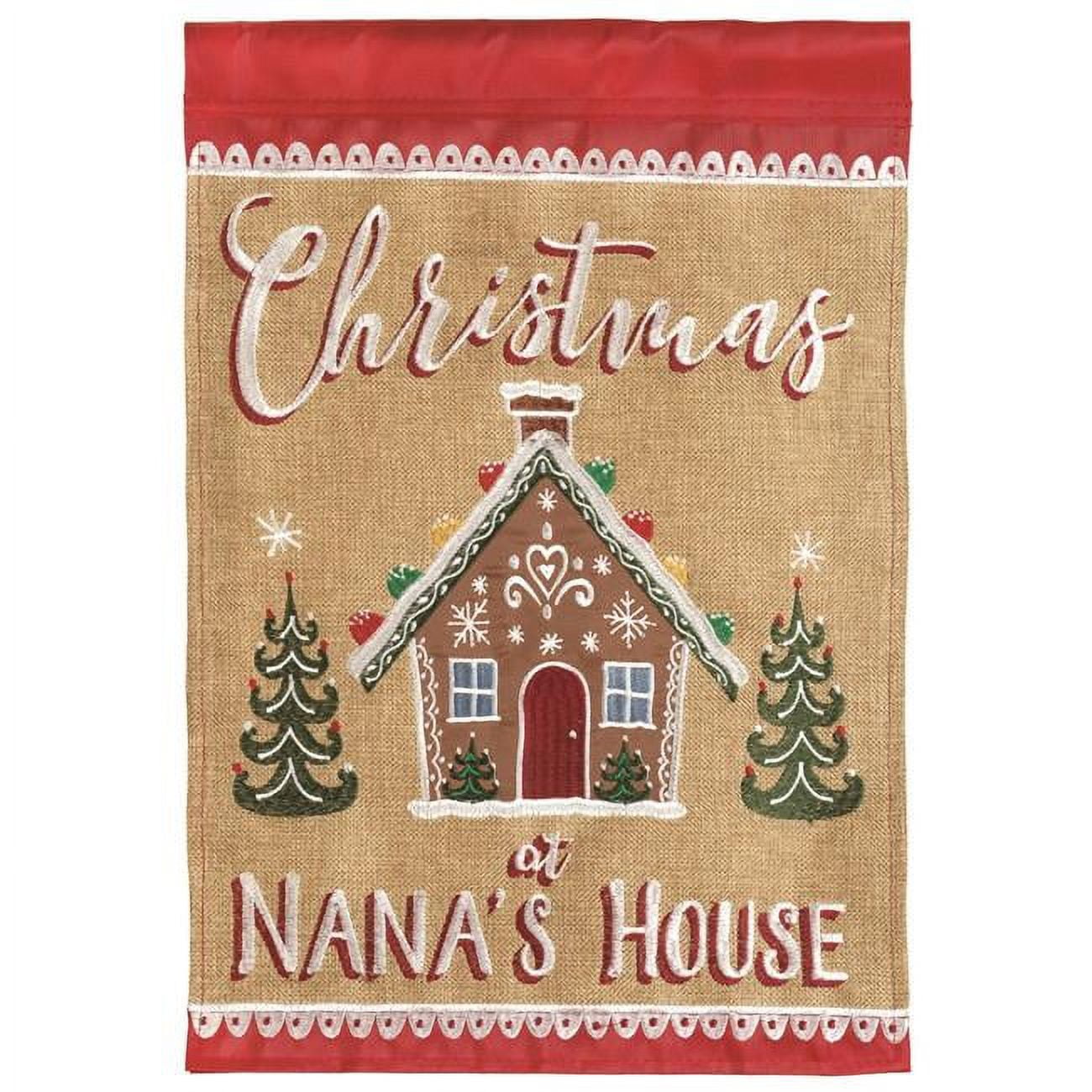 Magnolia Gardens M011454 13 x 18 in. Nanas Gingerbread House Double ...
