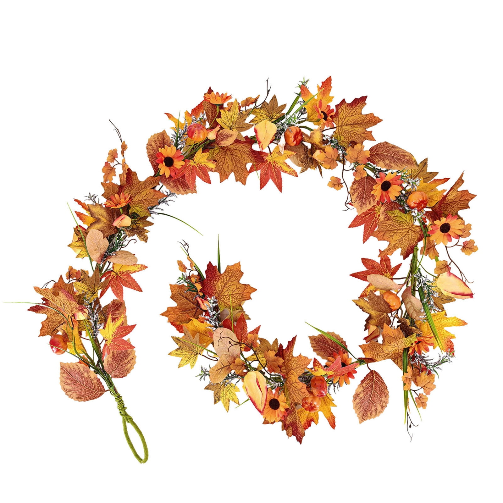 Magnolia Garland 1.8m Brown Magnolia Leaf Garland, Fall Thanksgiving ...