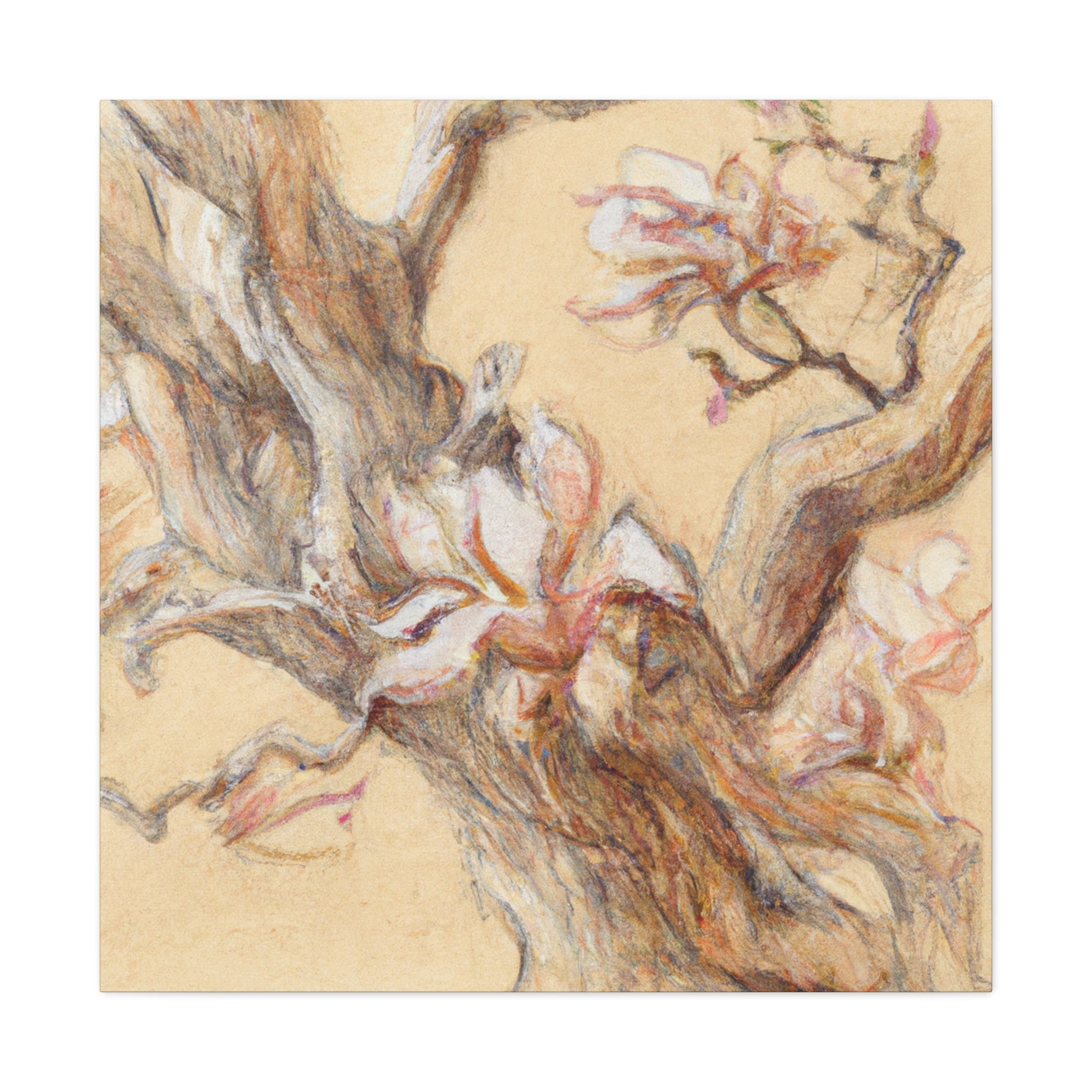 Magnolia Grandeur Splendor - Canvas - Walmart.com