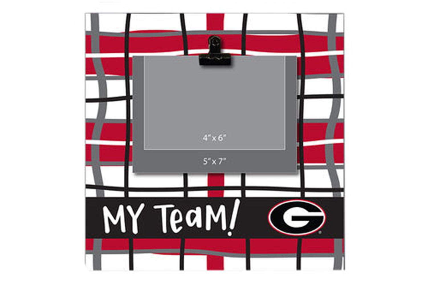 Magnolia Lane My Team! Wooden Clip-It Frame (Georgia) - Walmart.com