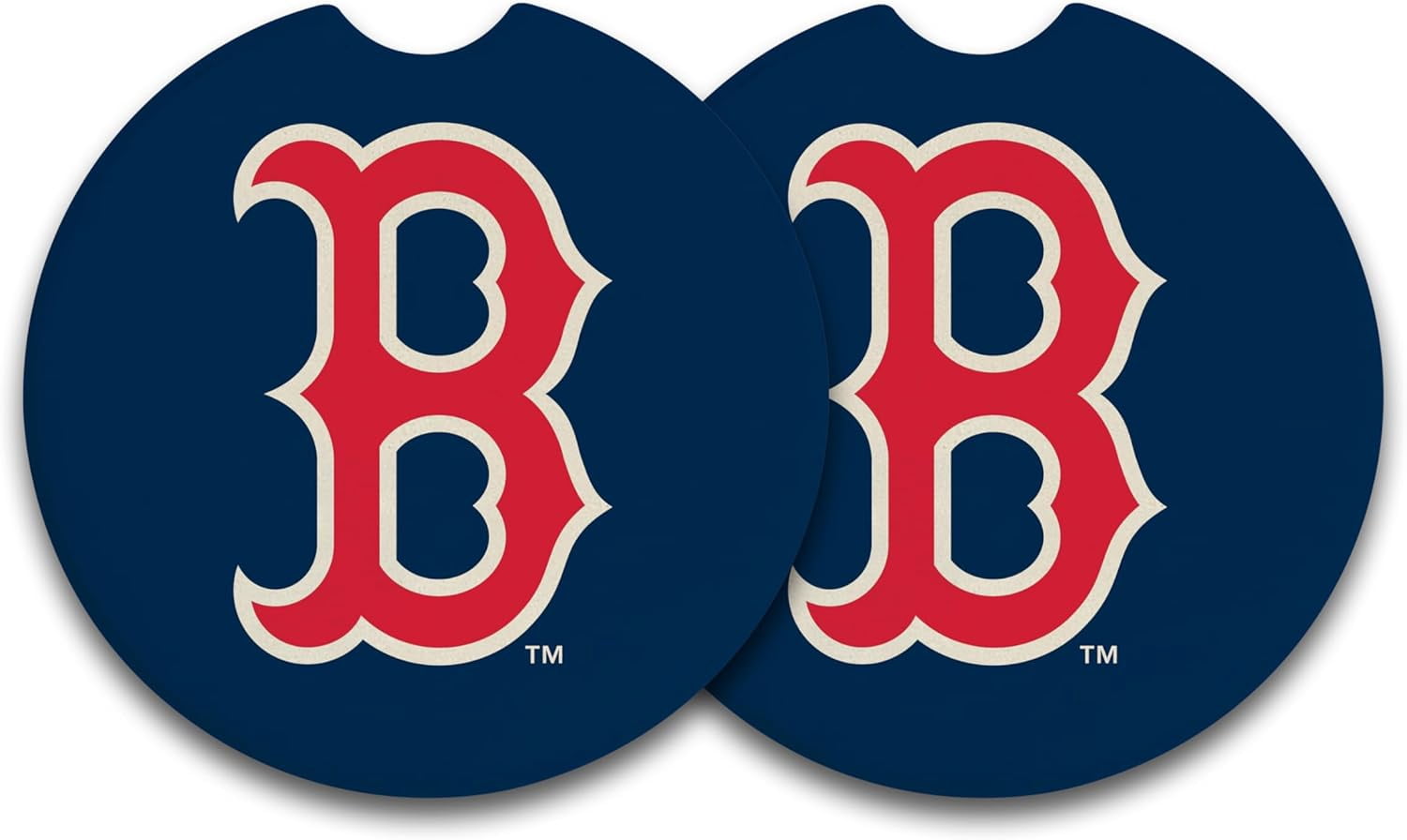 Magnolia Lane Red SOX Car Coasters, 2.67-Inch, Blue, Set of 2 - Walmart.com