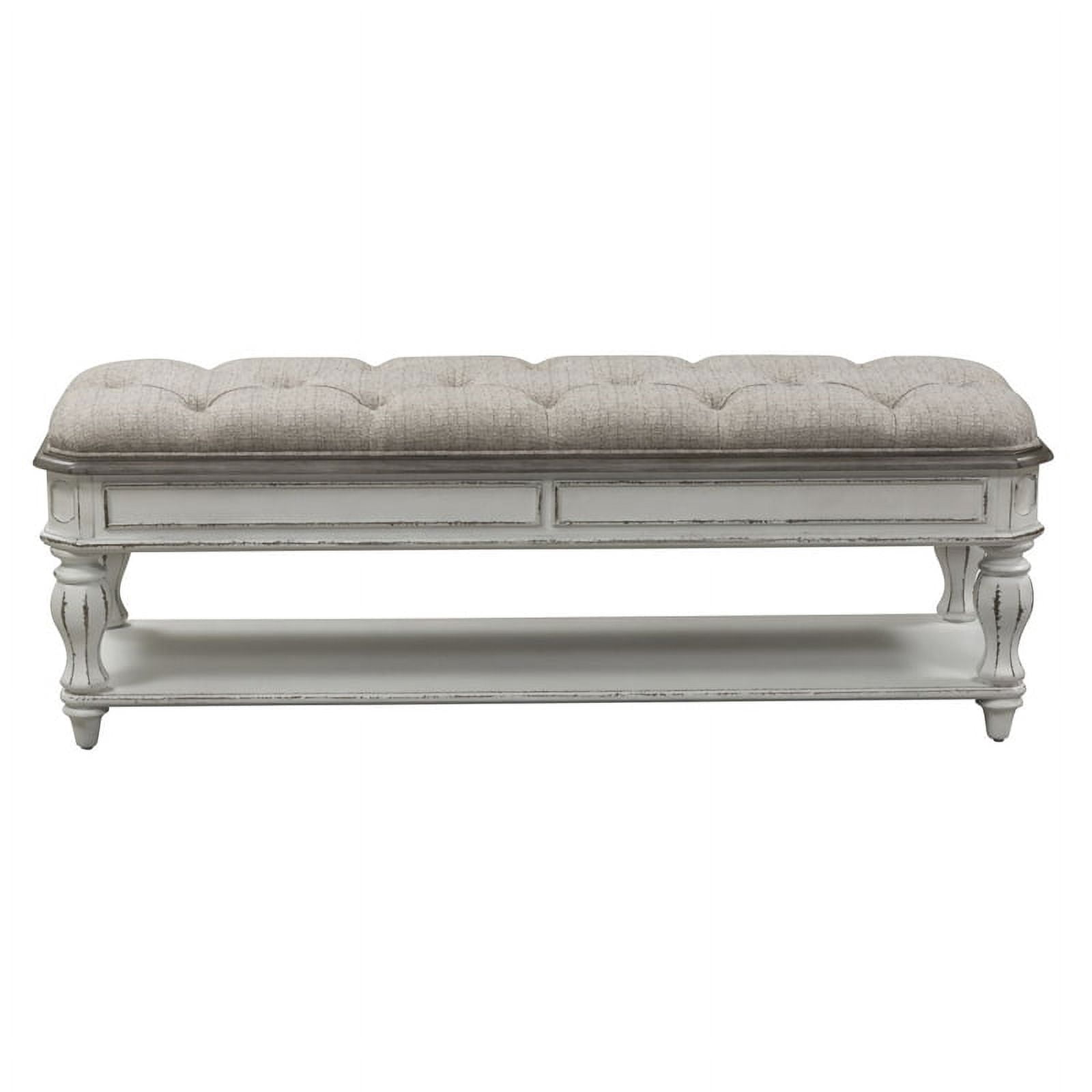 Magnolia Manor White Bed Bench - Walmart.com