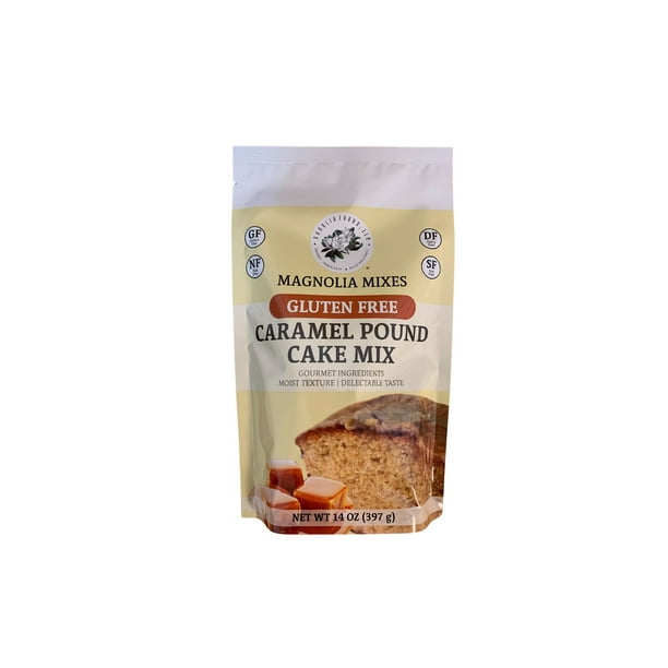Magnolia Mixes Caramel Gluten-Free Pound Cake Mix, 14 oz Bag - Walmart ...