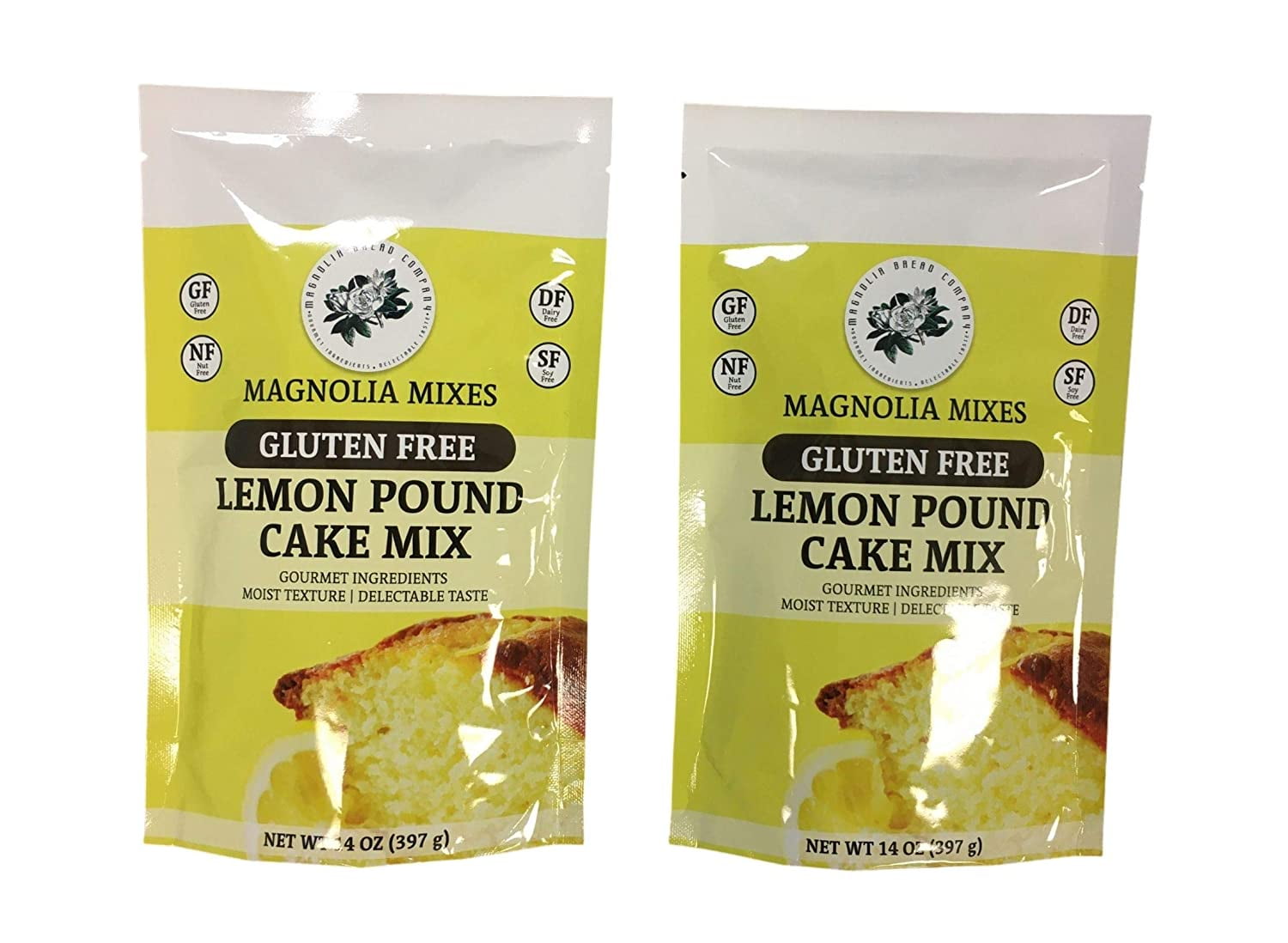 Magnolia Mixes Gluten-Free, Moist Lemon Pound Cake Mix, Dessert Baking ...