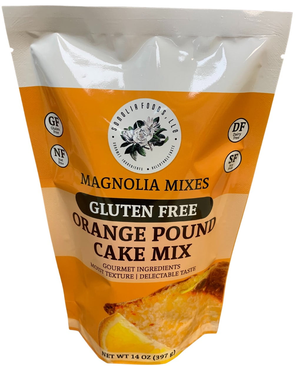 Magnolia Mixes Orange Gluten-Free Pound Cake Mix, 14 oz Bag - Walmart.com
