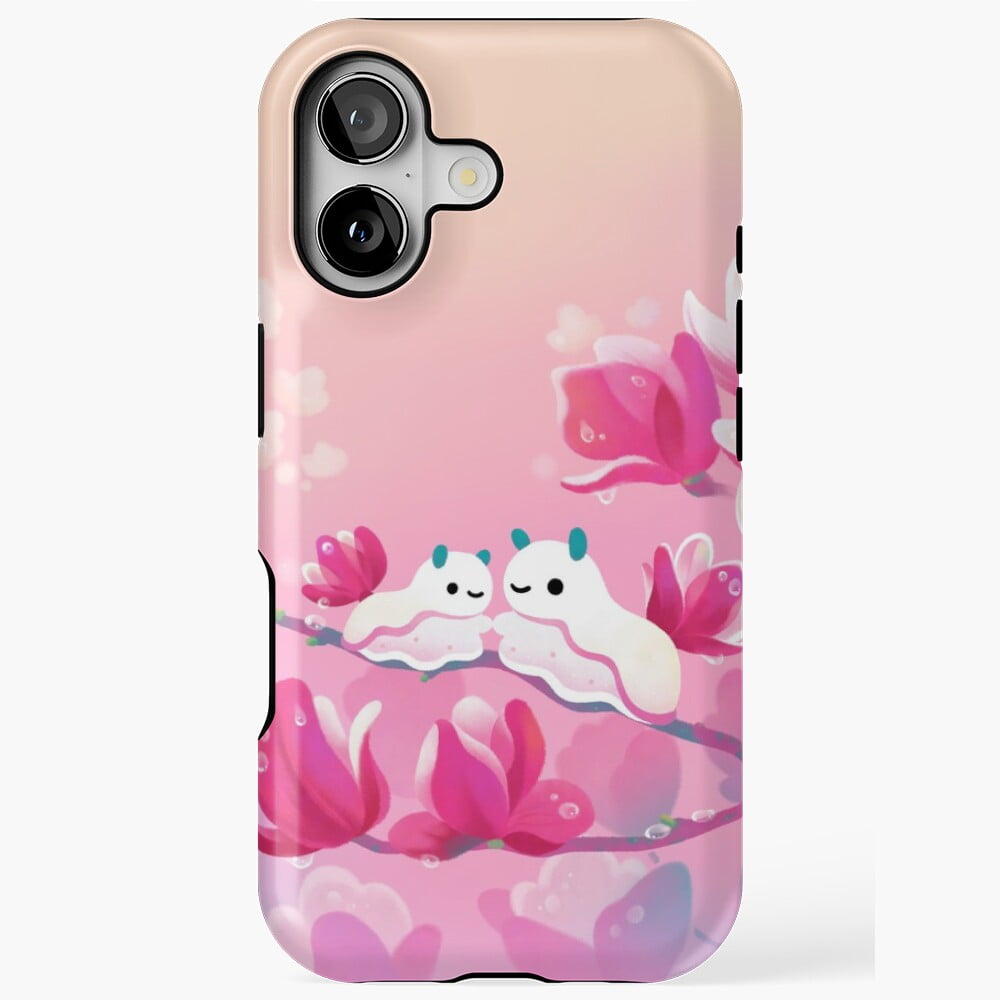Magnolia Sea Slug Ocean Bloom Fantasy Art for iPhone 17 to 11 Pro Max ...