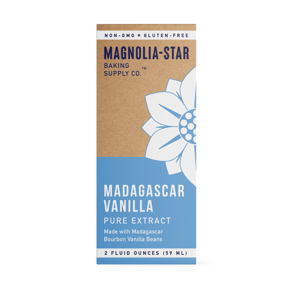 Magnolia-Star Pure Vanilla Extract, 2 oz, Madagascar Bourbon Vanilla ...
