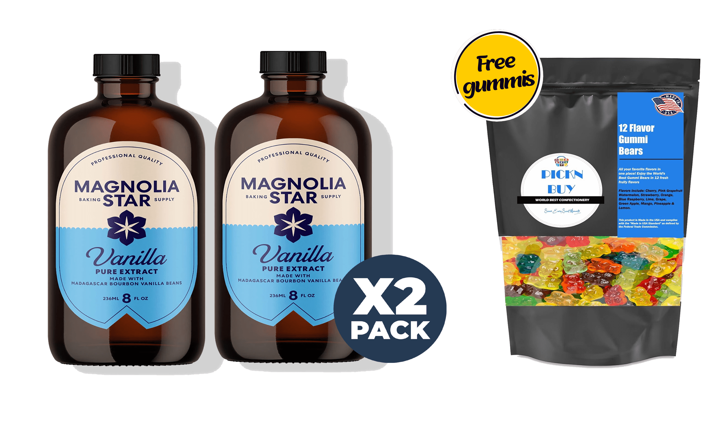 Magnolia-Star Pure Vanilla Extract, 8 fl. oz. - Walmart.com