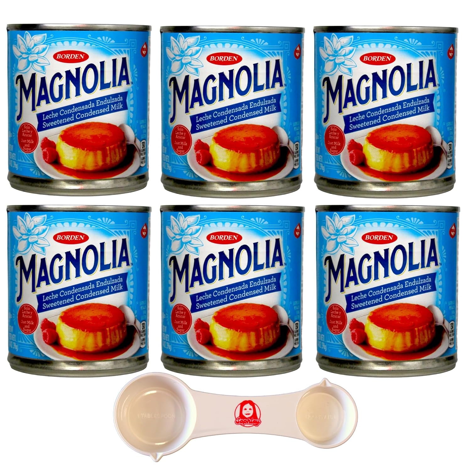 Magnolia Sweetened Condensed Milk 6-Pack & a Measuring Spoon - Walmart.com
