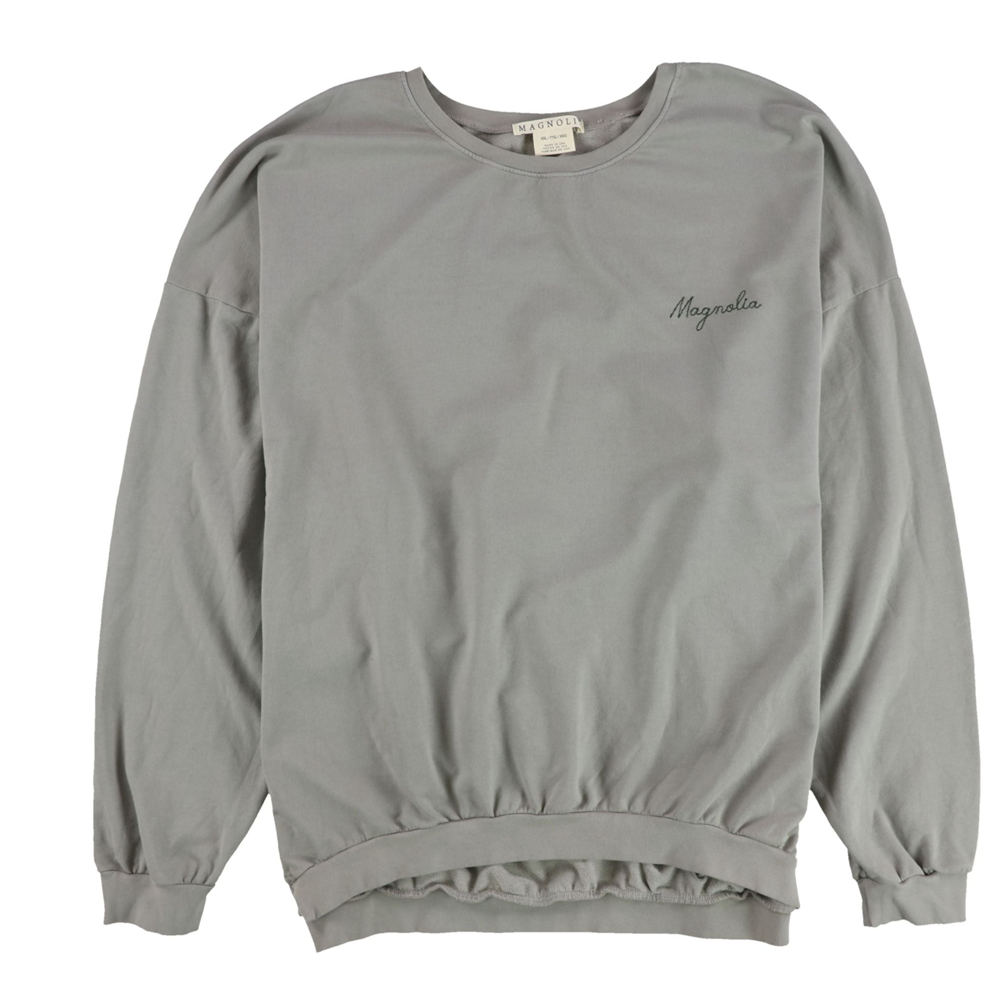 Magnolia Womens Embroidered Logo Sweatshirt, Green, X-Small - Walmart ...