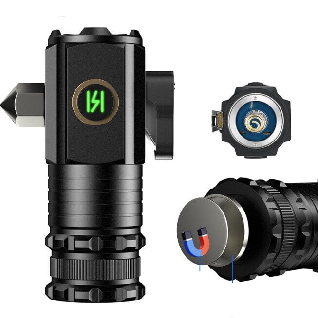 Magnolight Flashlight, Multi-Mode Adjustment Rechargeable LED ...