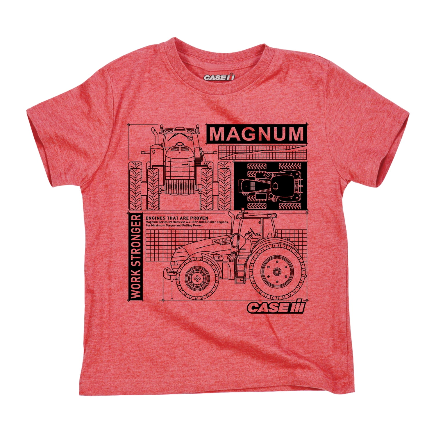 Magnum Diagram - CASE IH Toddler Short Sleeve Graphic T-Shirt - Walmart.com