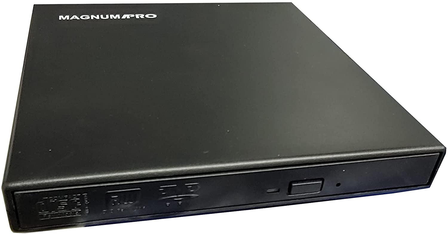 Magnum MADVD External CD DVD Drive, USB 2.0 Slim Protable External CD ...