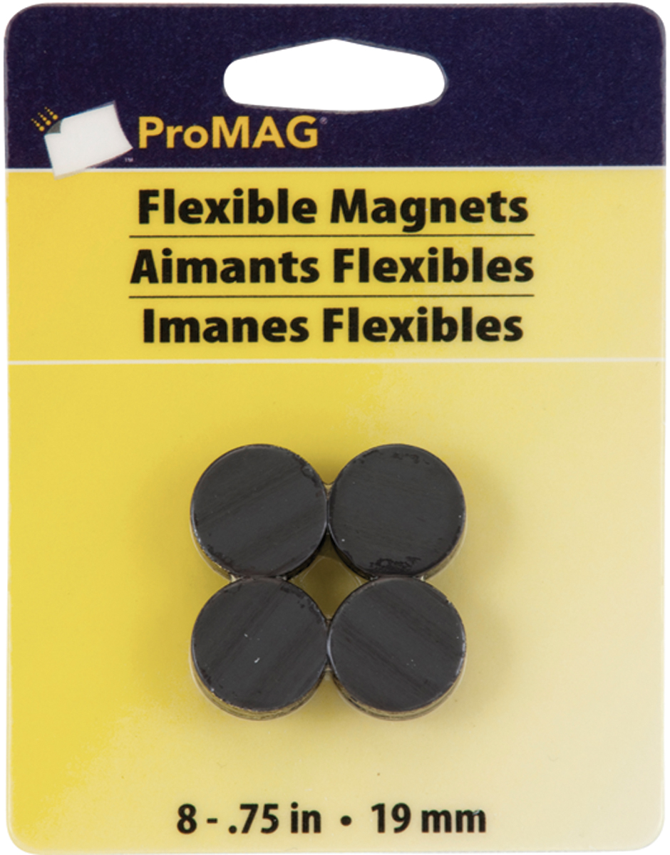 Magnum Magnetics Corp Dyna-Mite Magnetic Buttons-3/4" 8/Pkg - Walmart.com