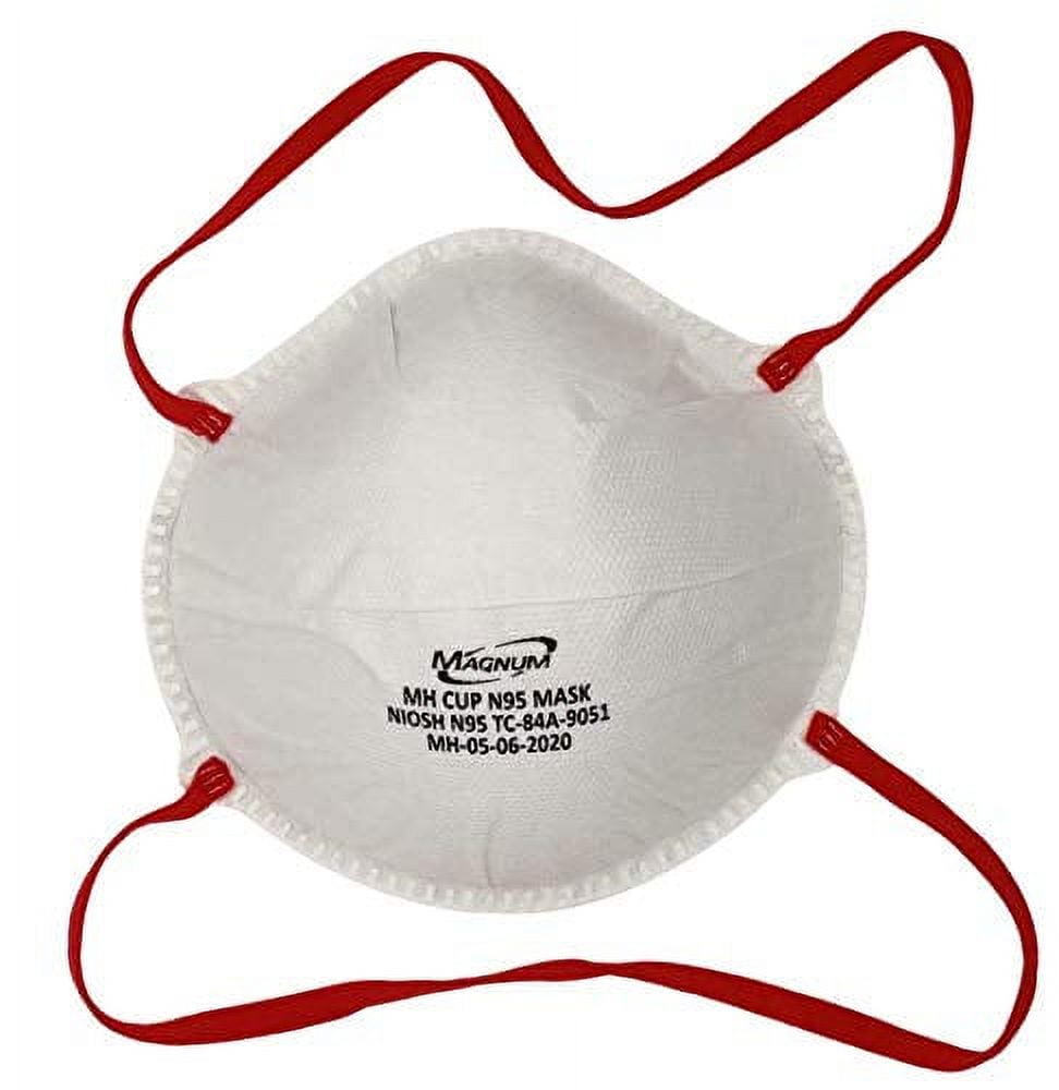 Magnum NIOSH N95 Hard Shell Respirator with Headbands - Walmart.com