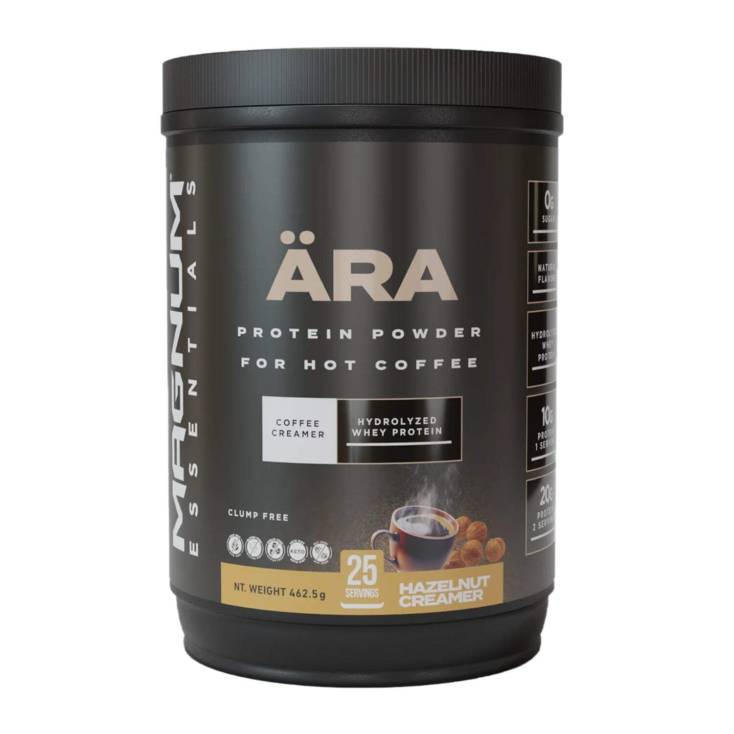 Magnum Nutraceuticals ARA Hazelnut Protein Creamer Tube 25 Servings ...
