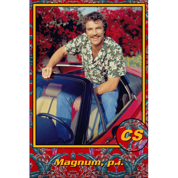 Magnum, P.I. 1980 Movie Poster 24x36 - Tom Selleck Private Investigator ...