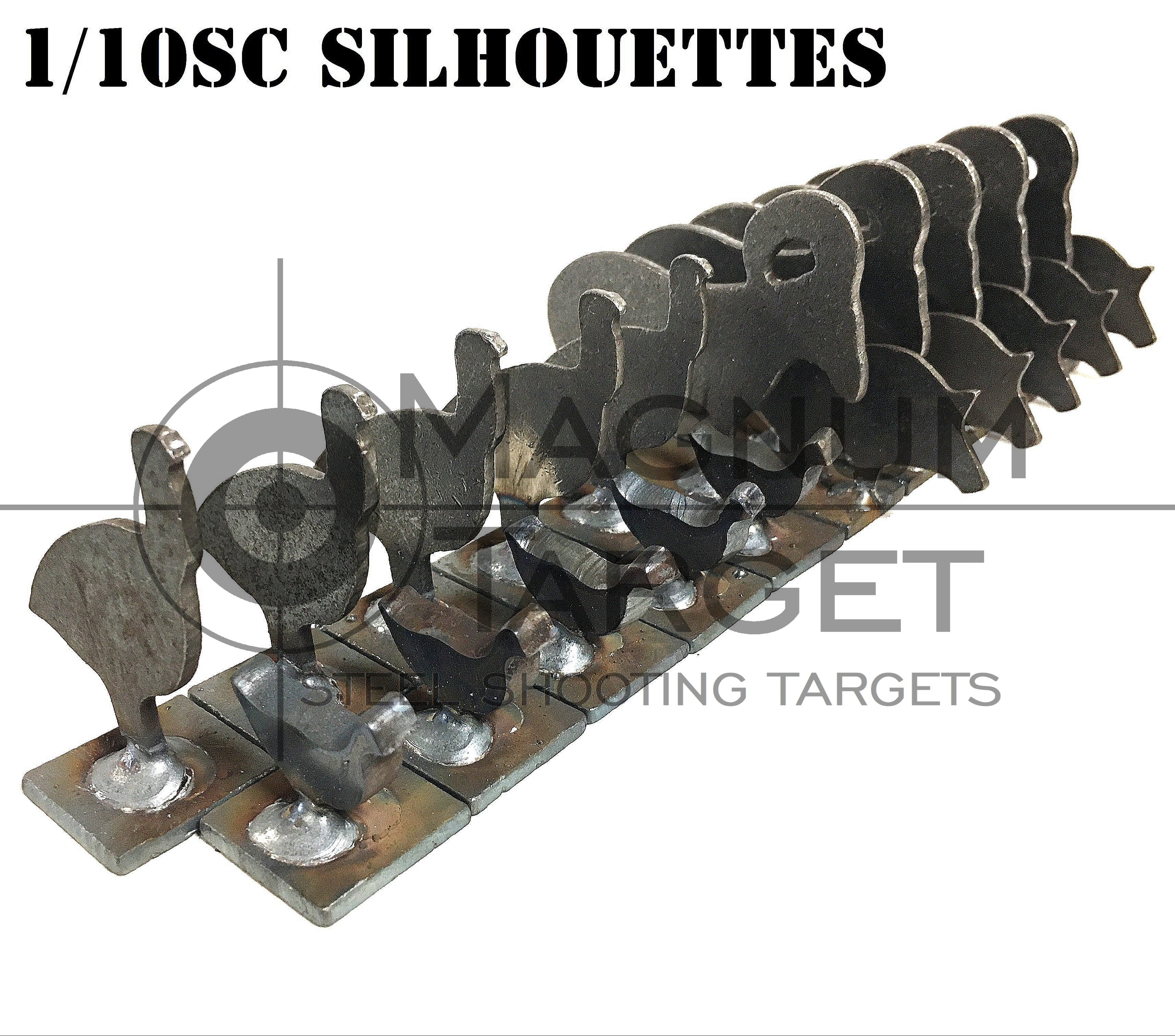 Magnum Target 1/10sc NRA/IHMSA Metallic Silhouette Steel Shooting ...