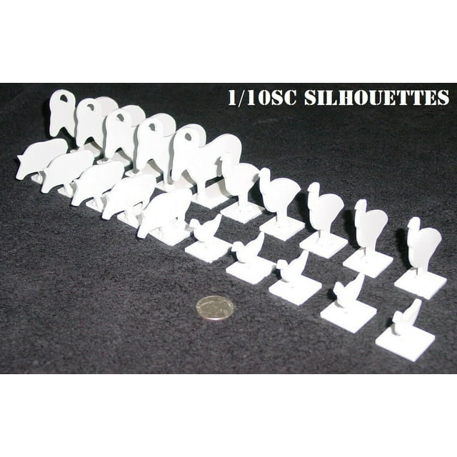Magnum Target 1/10sc NRA/IHMSA Metallic Silhouette Targets - 20pc Air ...