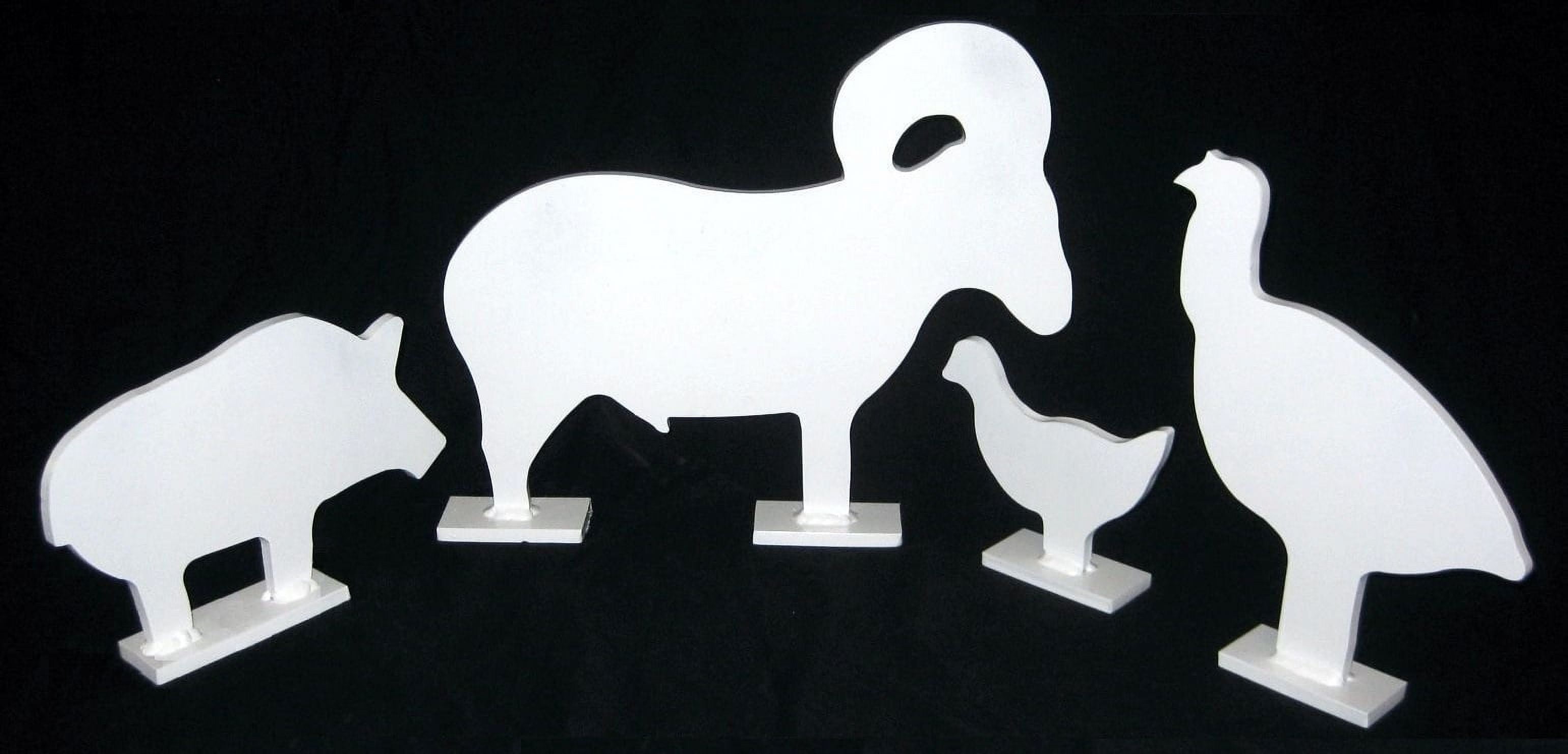 Magnum Target 1/5sc. NRA/IHMSA Metallic Silhouette Targets - 4pc. Small ...