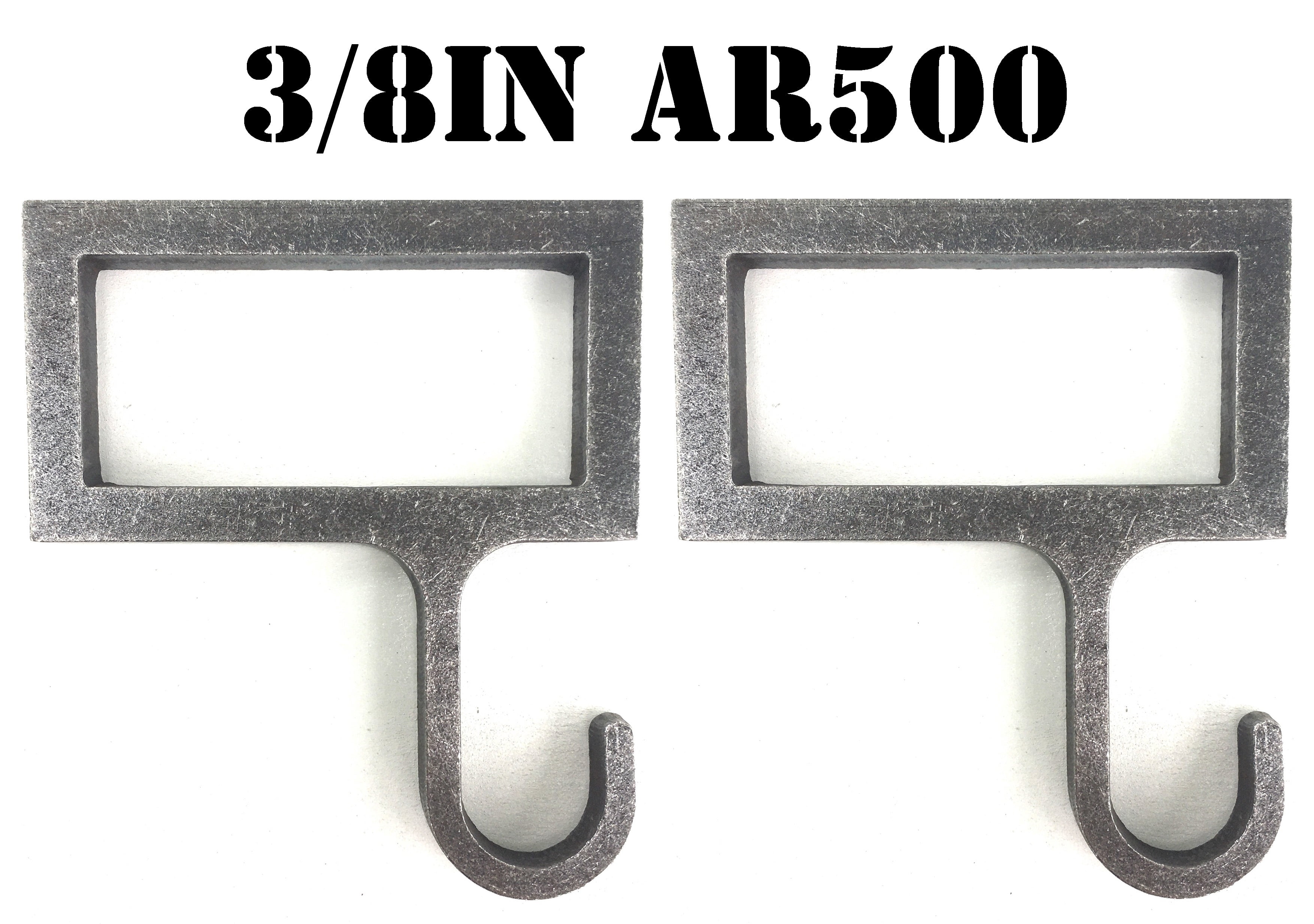 Magnum Target 3/8" AR500 2x4 Steel Shooting Target Gong Hanger ...
