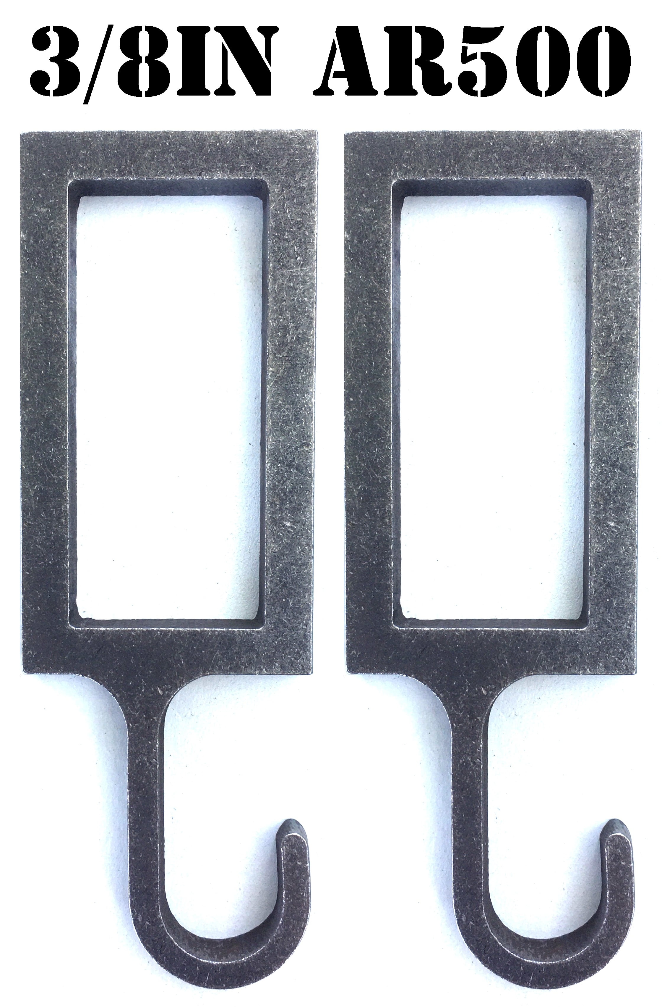 Magnum Target 3/8" AR500 2x4 Steel Shooting Target Gong Hanger Vertical ...