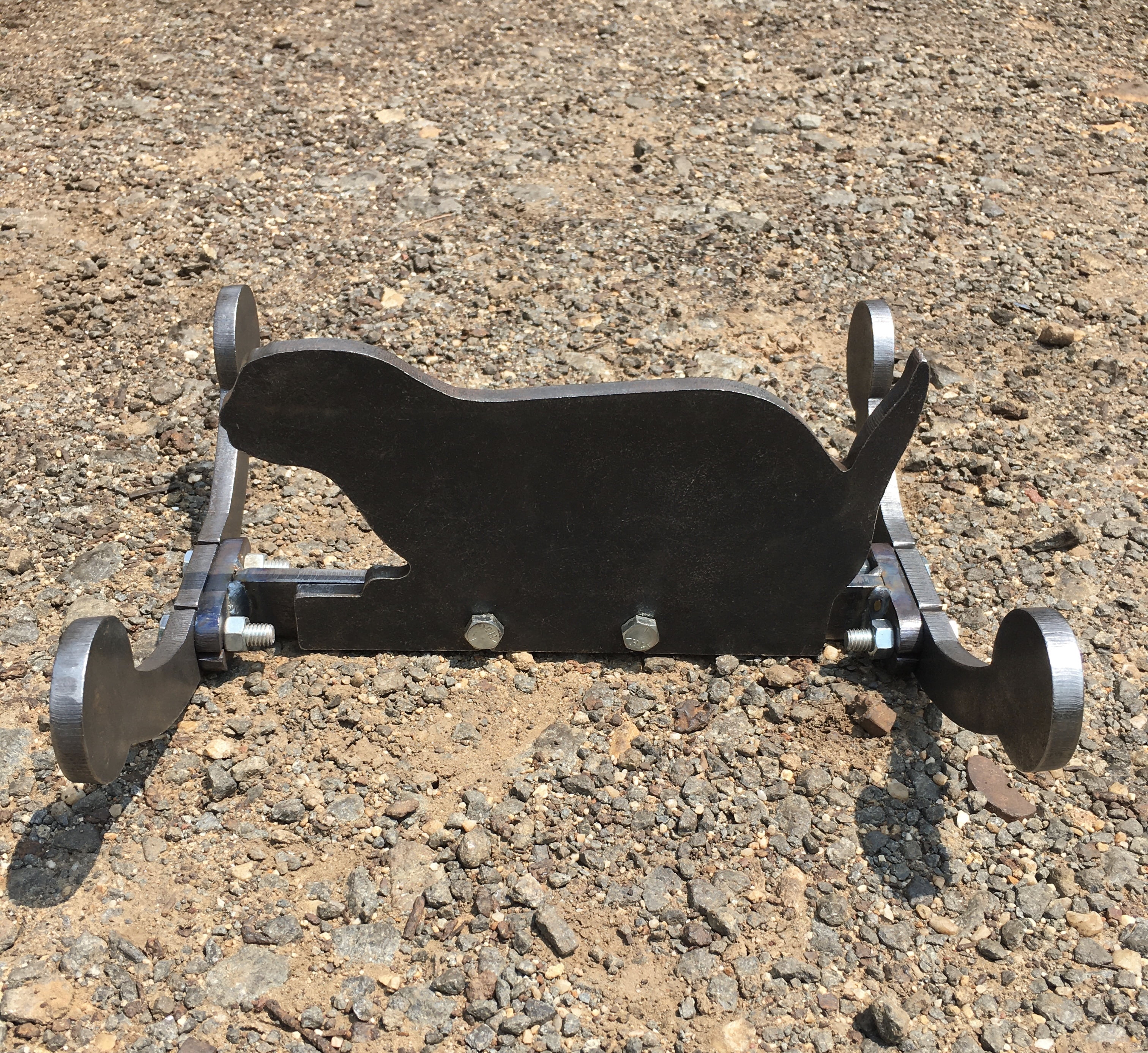 Magnum Target 3/8" AR500 Prairie Dog Rocking Ground Target Stand ...