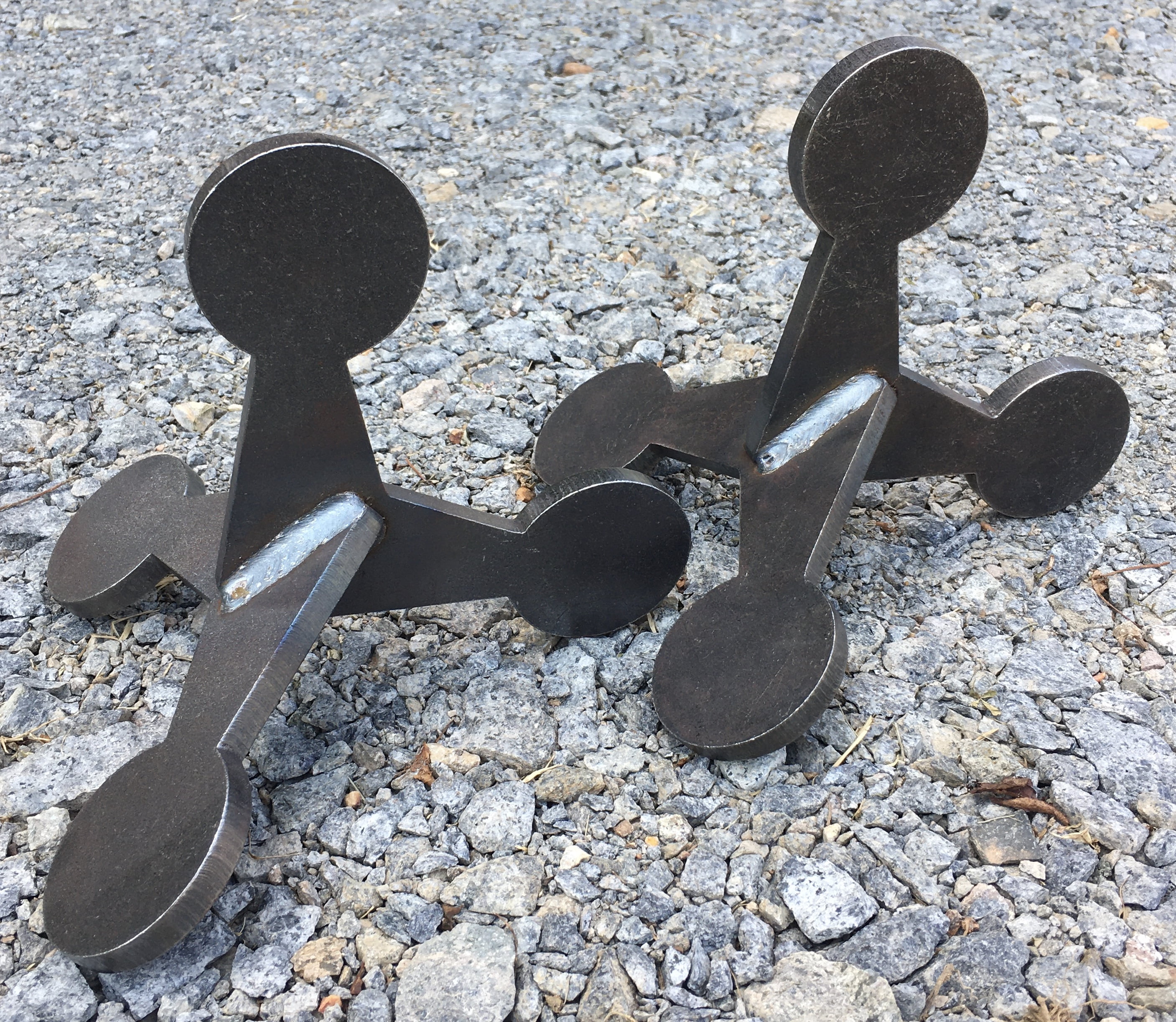 Magnum Target 3/8" AR500 Reactive Steel Shooting Targets - Welded Flip ...