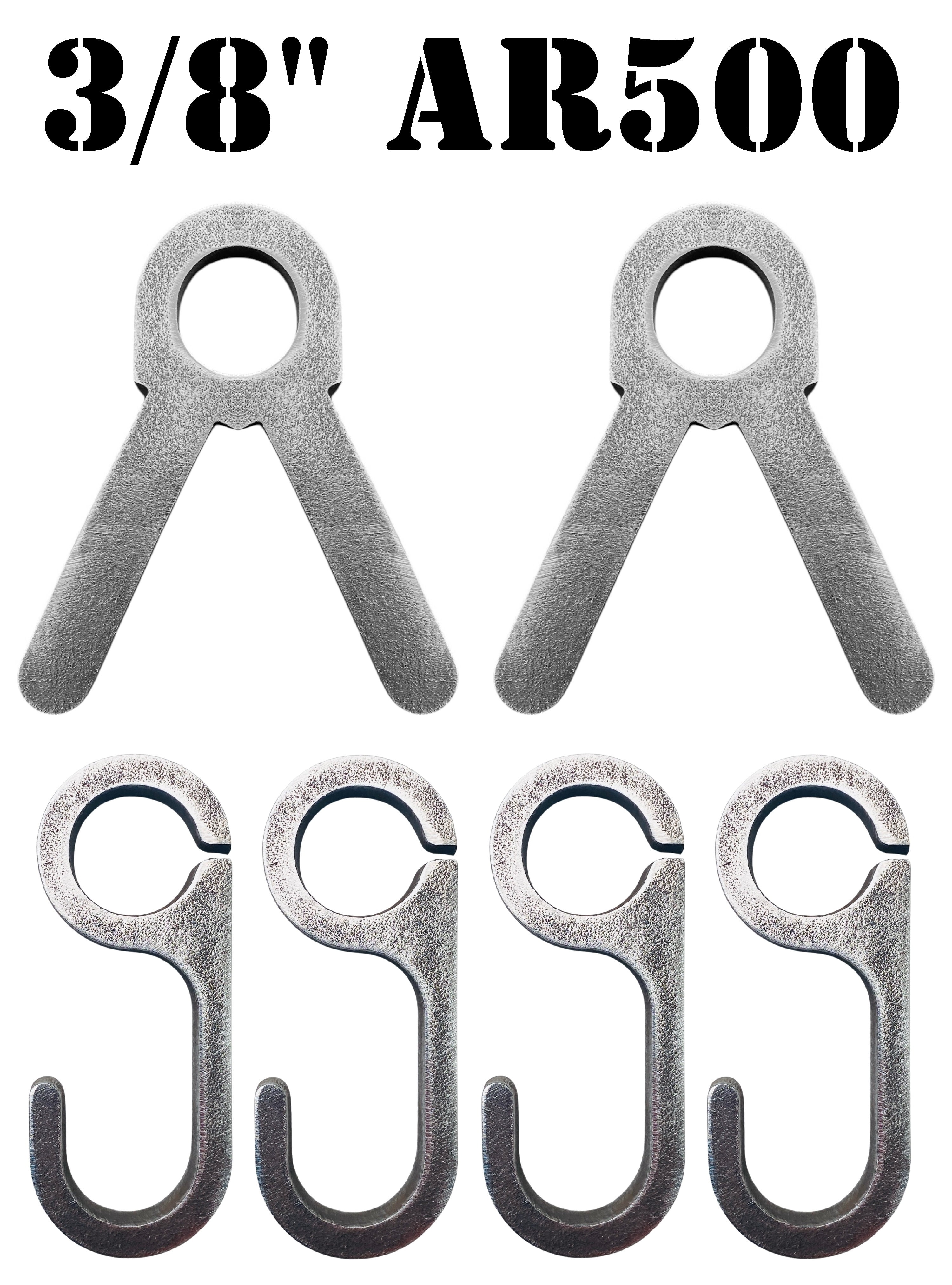 Magnum Target 3/8" AR500 Steel Shooting Target Conduit Stand Brackets ...